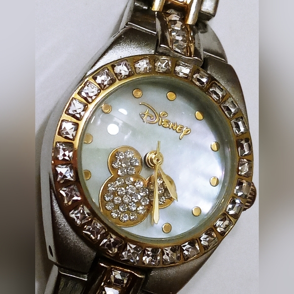 Disney | Accessories | Blinged Out Silver And Gold Metal Disney ...